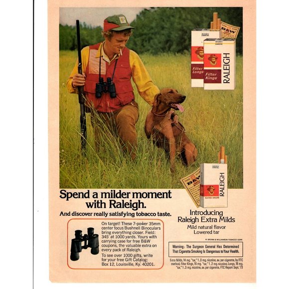 Raleigh Cigarettes | Other | Raleigh Cigarettes Advertising Print Ad ...